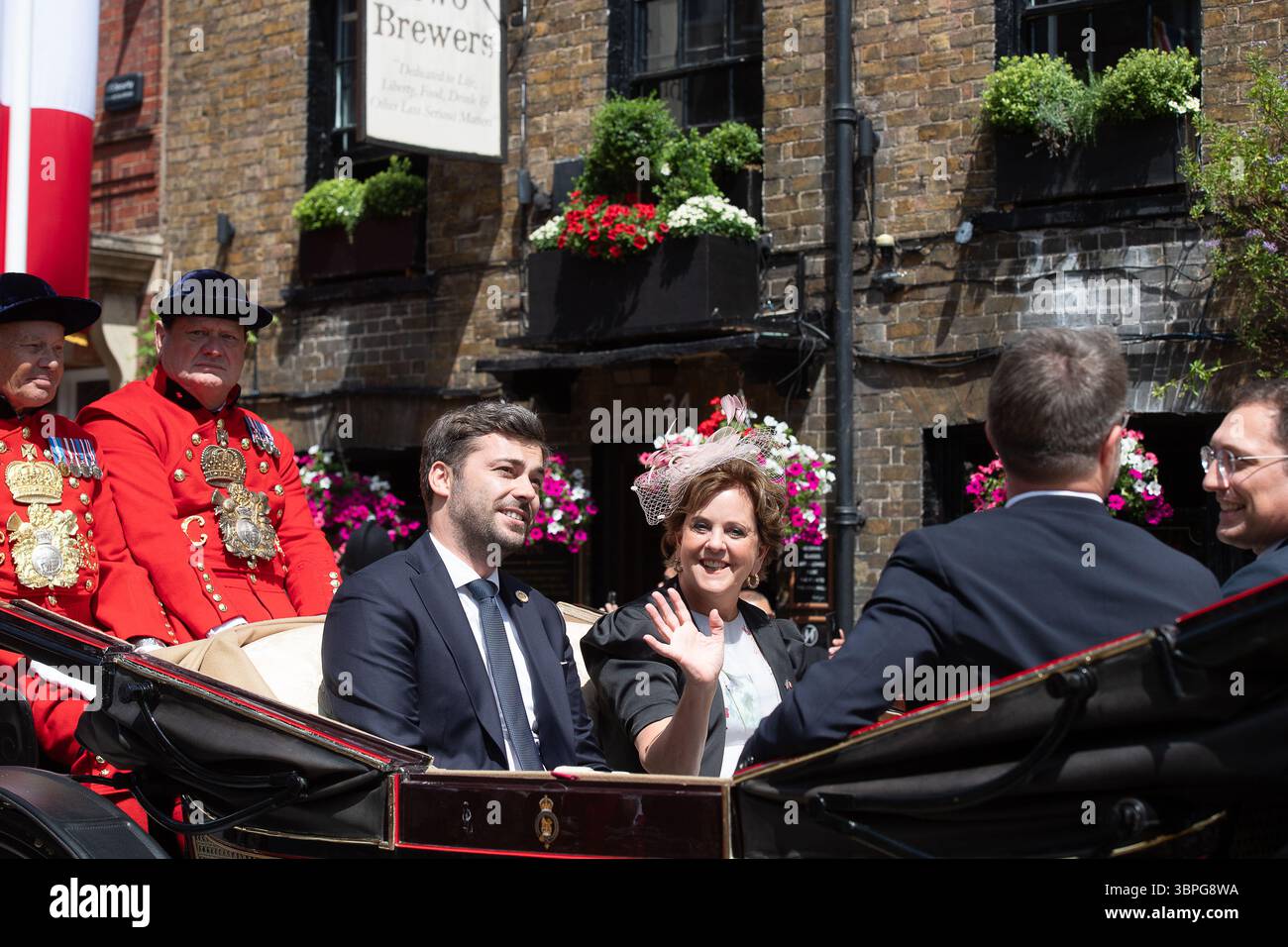 Windsor, Berkshire, UK. 8th July, 2025. Senior French officials and ...
