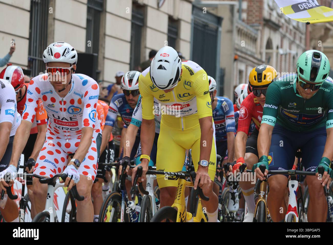 Tour de France stage 4 2025 Amiens to Rouen 8 July 2025 Won By Tadej ...