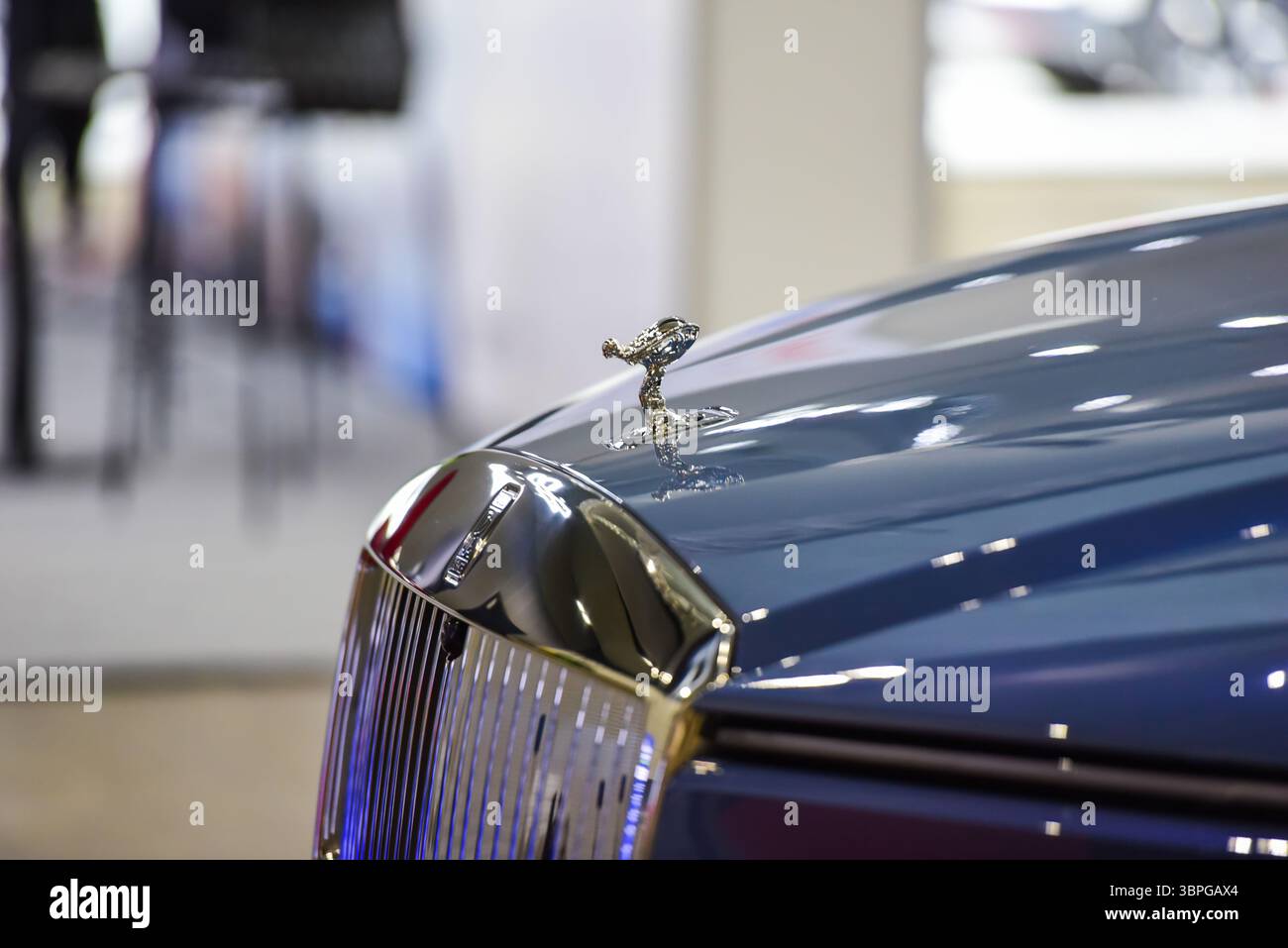 The Spirit of Ecstasy on Rolls-Roys Spectre is seen at Melbourne EV ...