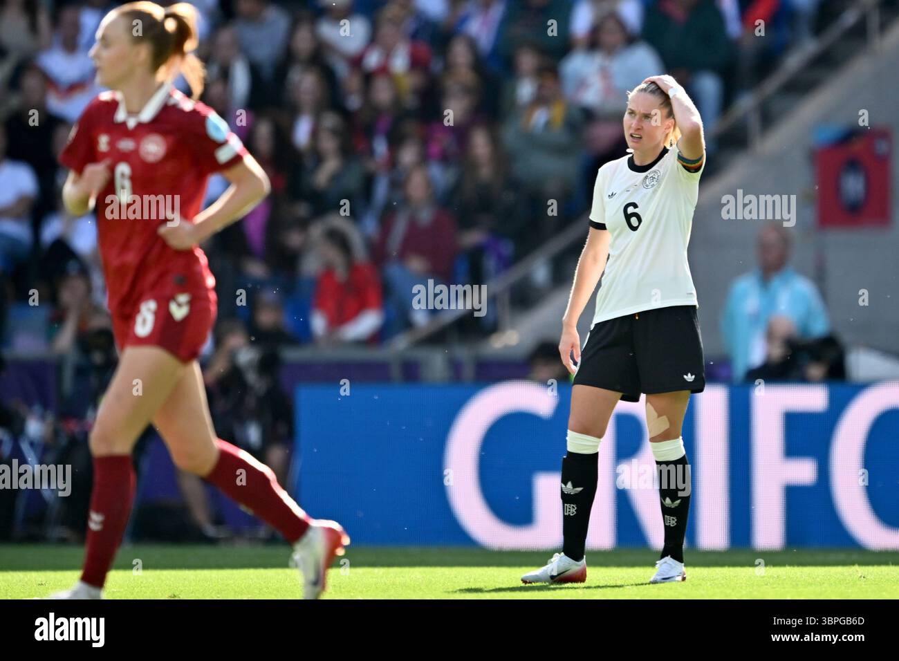 08 July 2025, Switzerland, Basel: Soccer, Women, European Championship ...