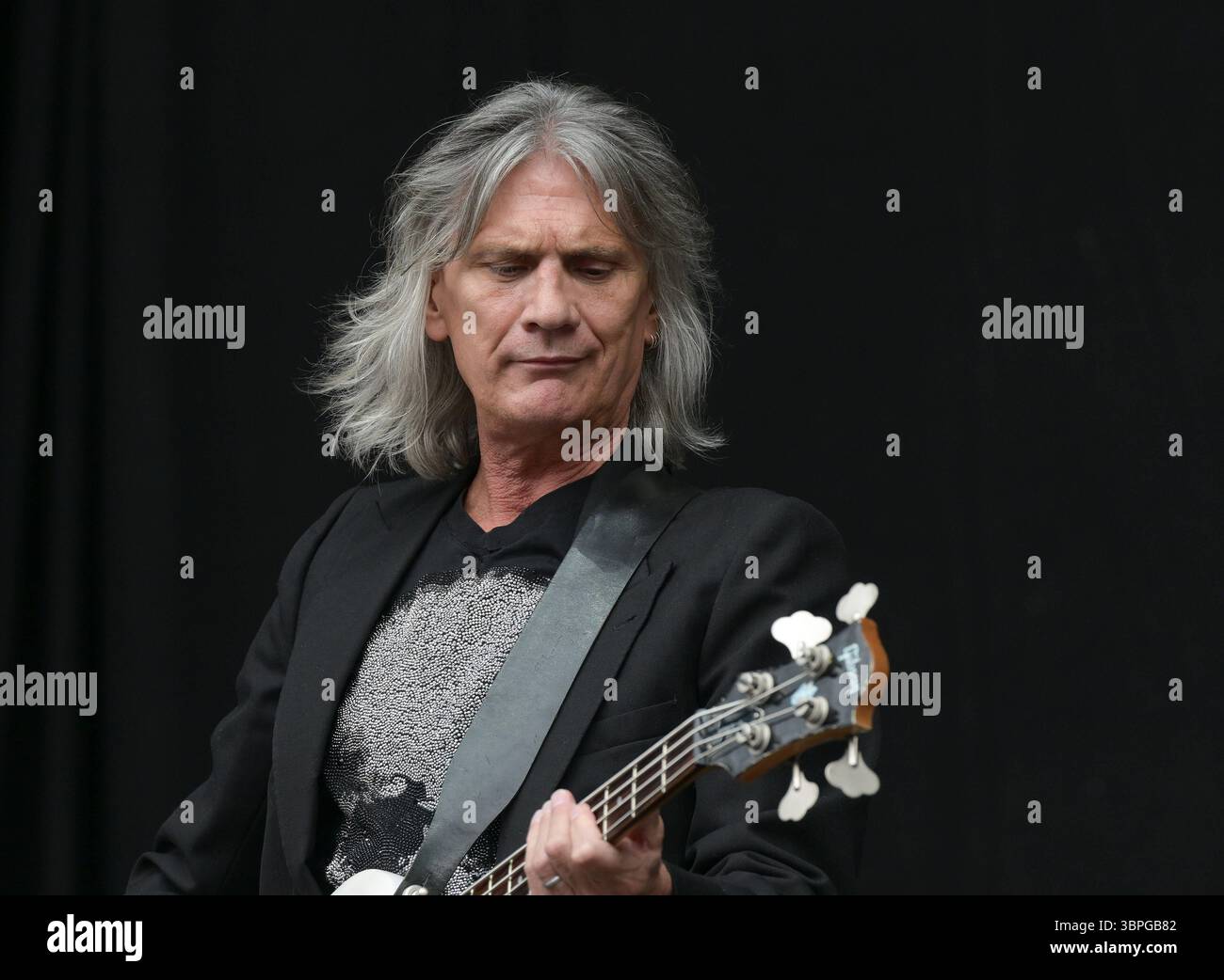 Konzert deenglischen Rockband Slade auf Burg Clam in Oberösterreich, am ...