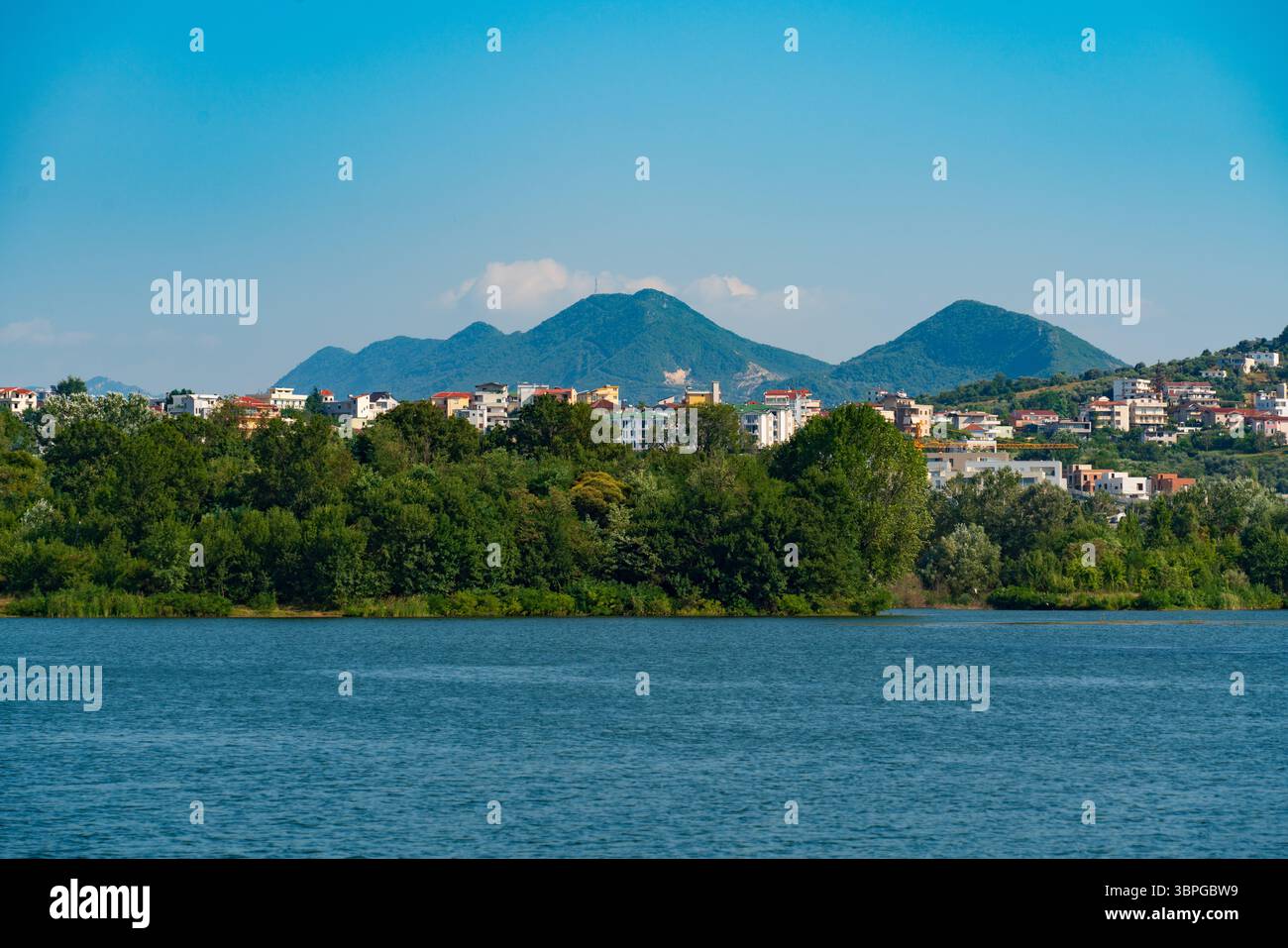 View of Tirana Lake Park in Tirana, Albania Stock Photo - Alamy
