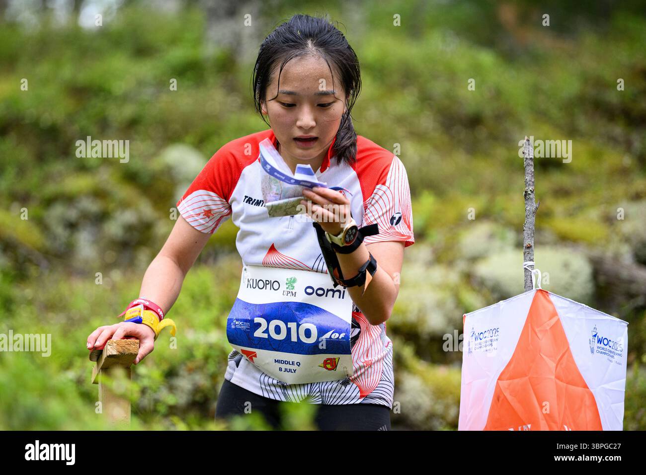 250708 Yi Shan Wong of Hong Kong competes in women's middle distance ...