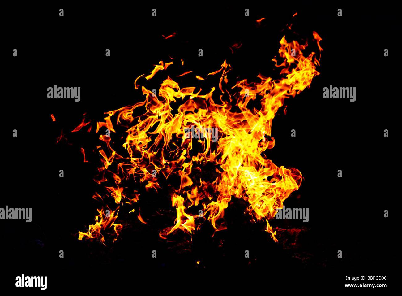 Fire flame texture. Burning material backdrop. Burn effect pattern ...