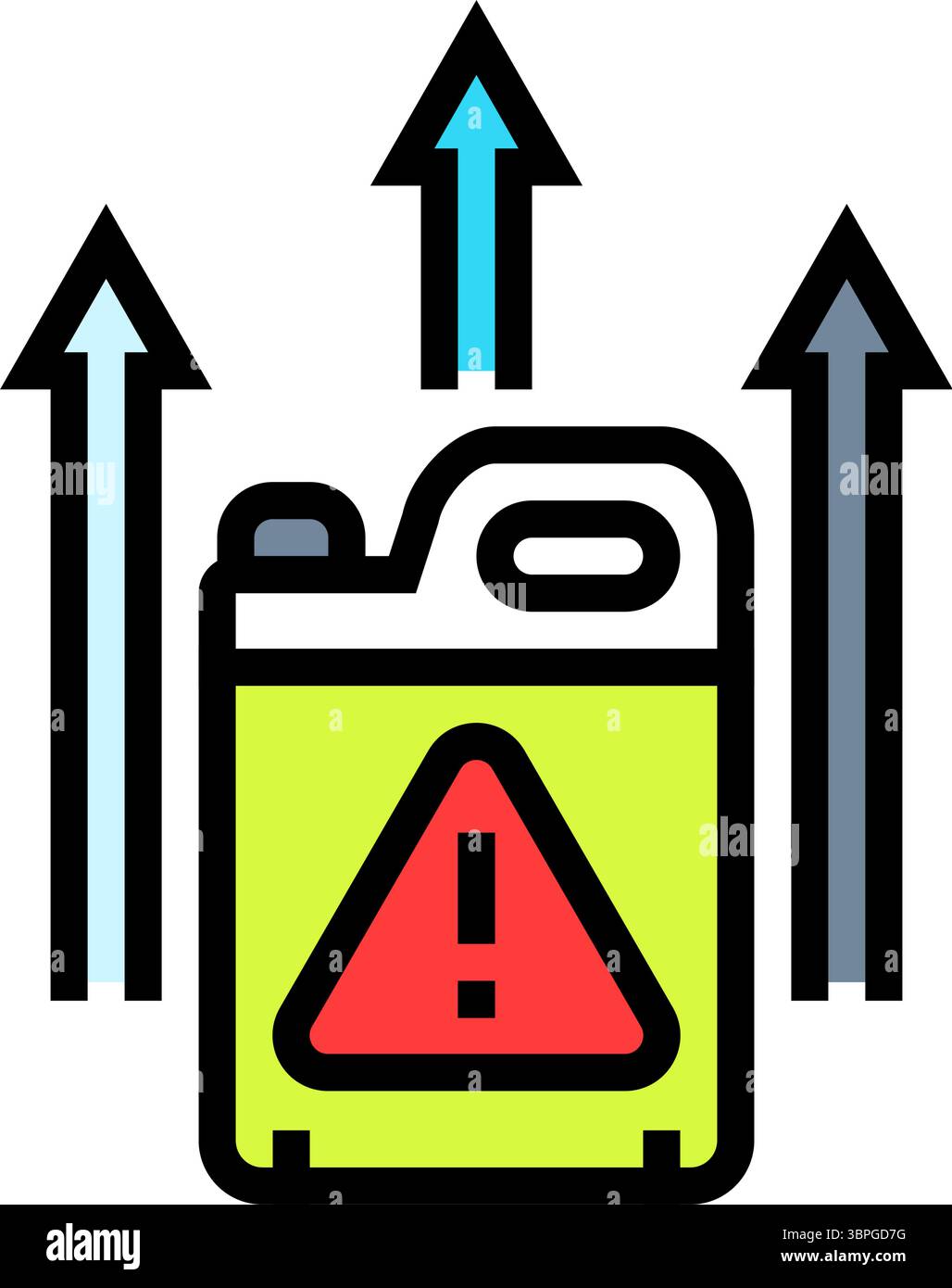 overuse of pesticides color icon vector illustration Stock Vector Image ...