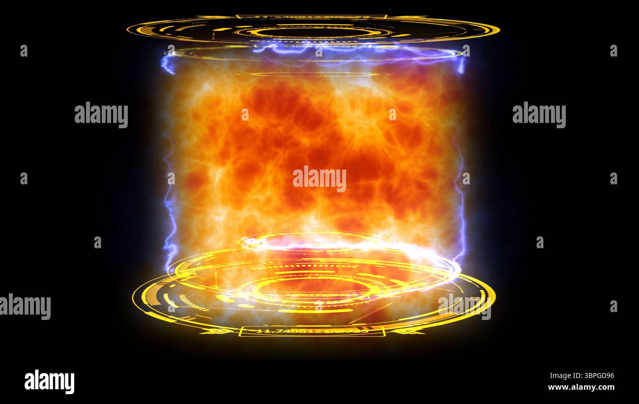 Nuclear fusion engine simulation of atomic collision to powerful ...