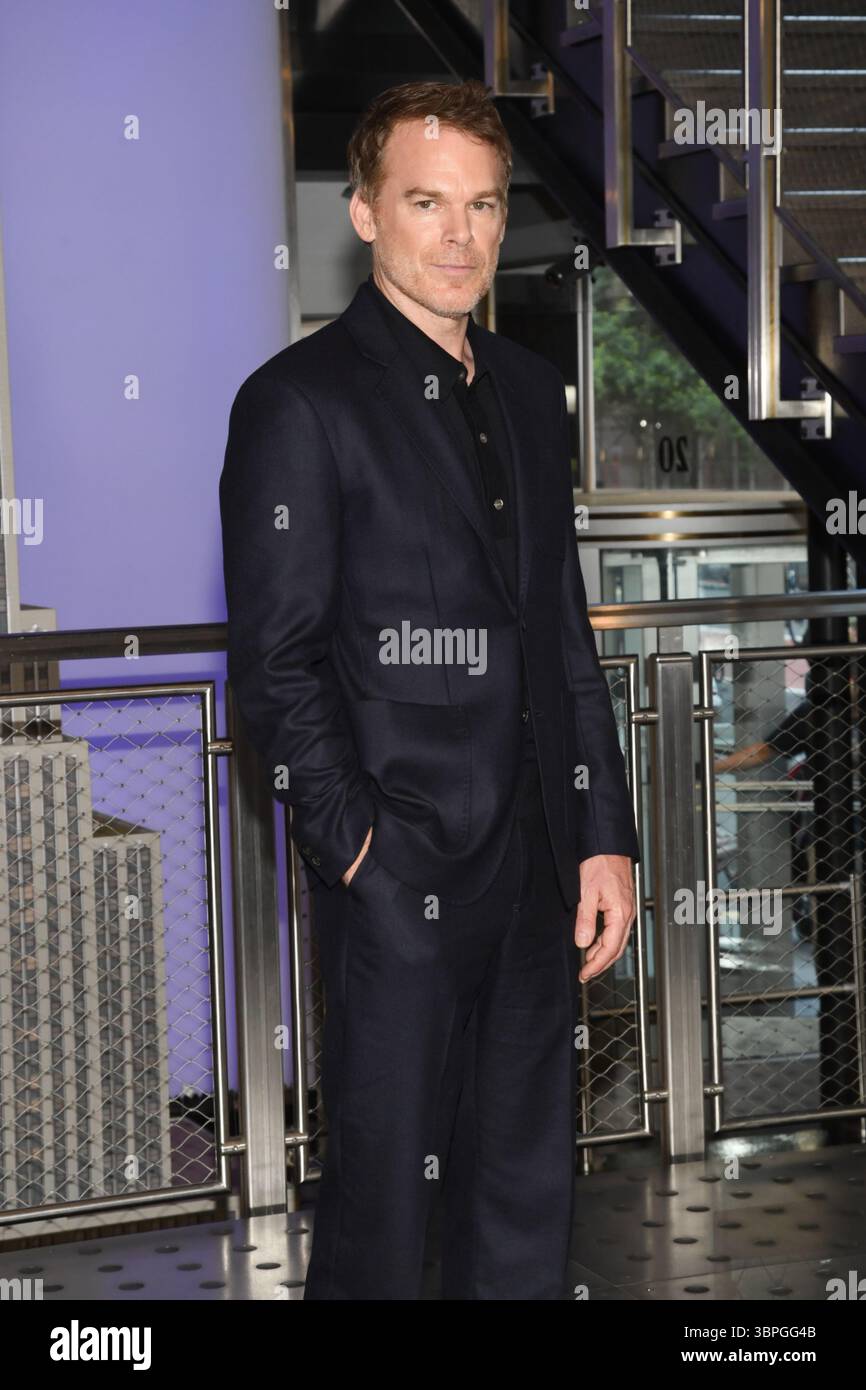 New York, USA. 08th July, 2025. Michael C. Hall attends as the cast of ...