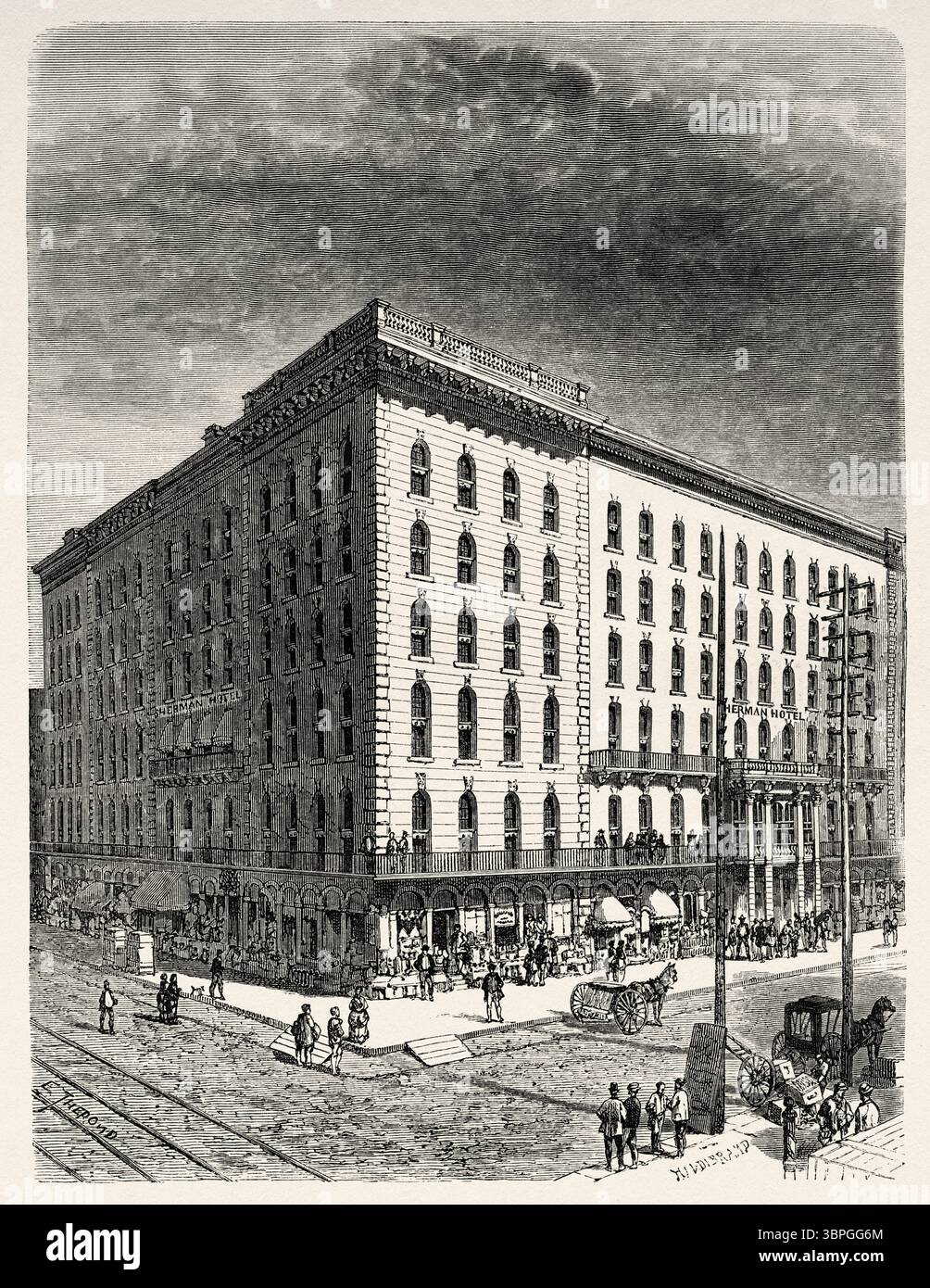 The Sherman House was a hotel that operated from 1837 until 1973 in ...