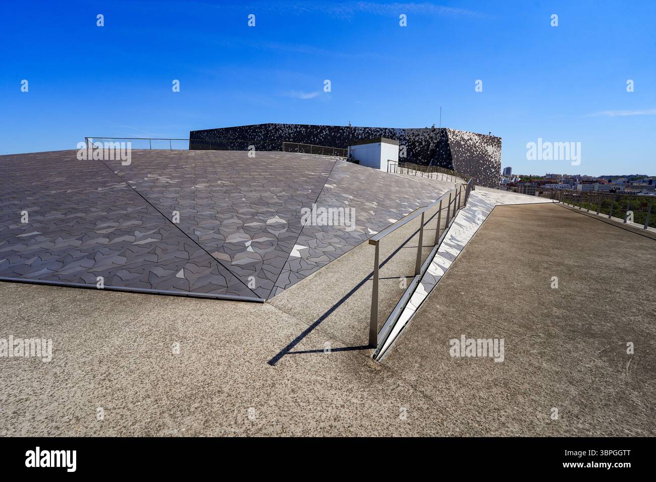Pathway on the roof of the Philharmonie de Paris (Paris Philharmonic ...