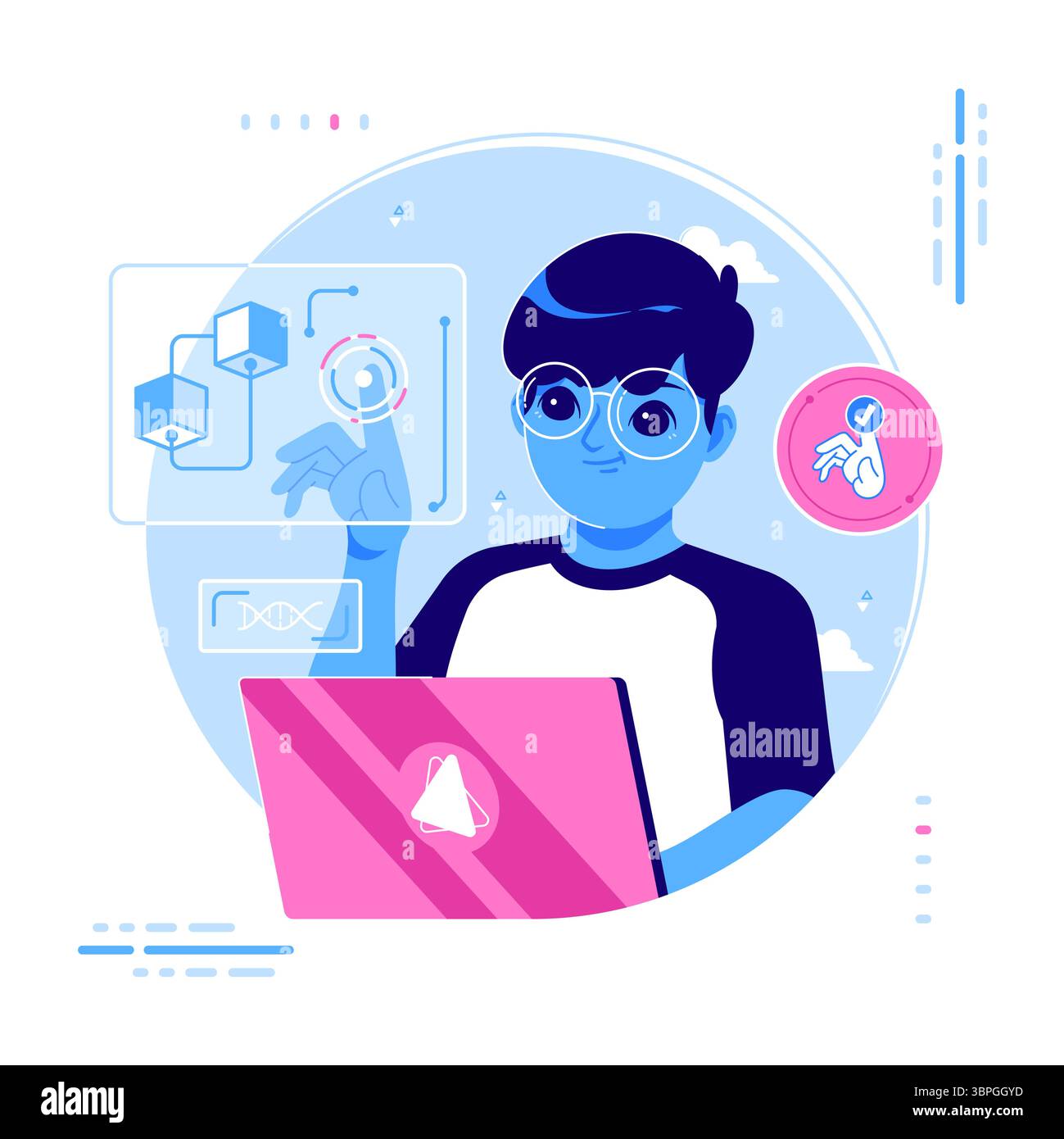 future of work concept illustration Stock Vector Image & Art - Alamy