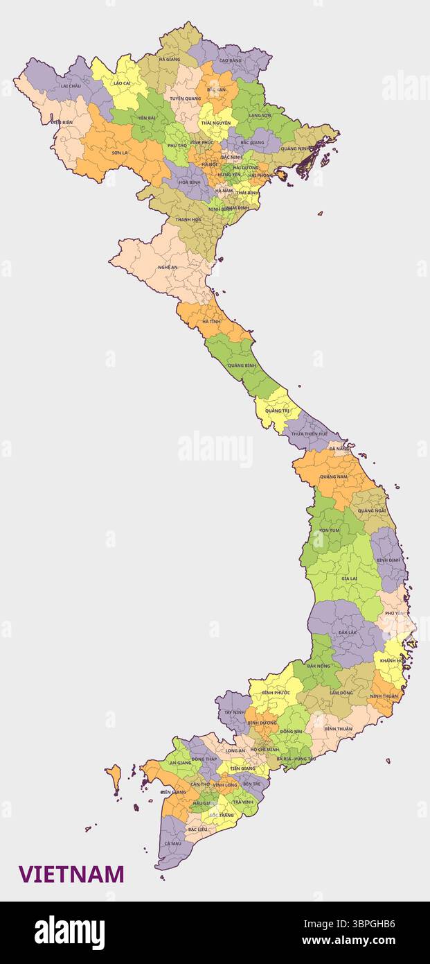 China provinces map atlas Stock Vector Images - Alamy