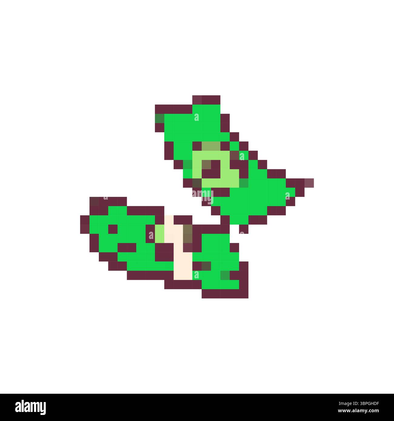 Mosaic pixel art icon of dollar bills with retro-style money design in ...