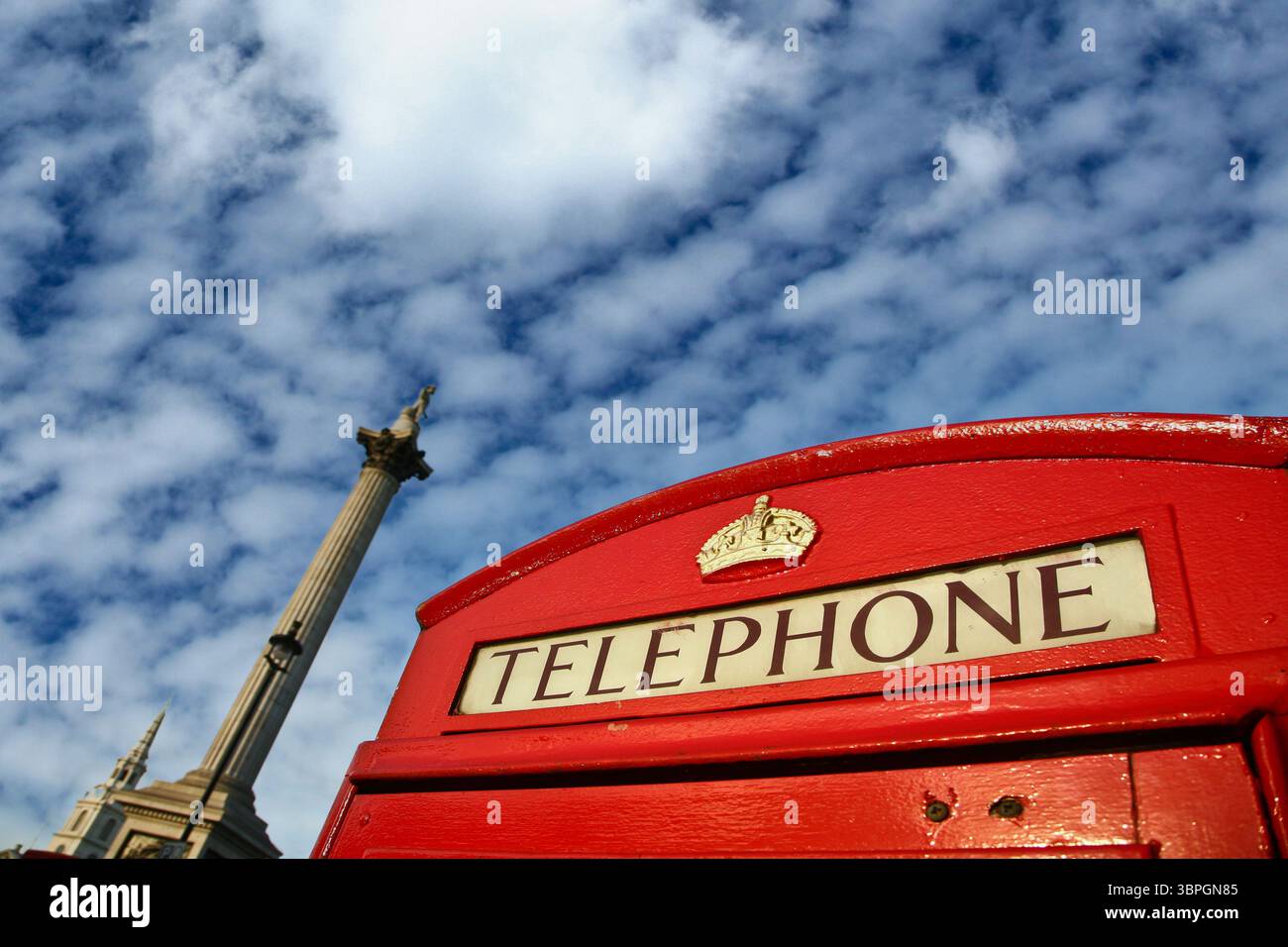 Phone booth in London Stock Photo - Alamy
