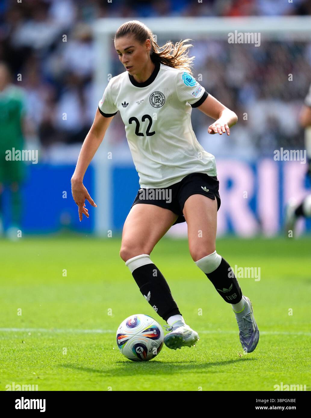 Germany's Jule Brand during the UEFA Women's Euro 2025 Group C match at ...