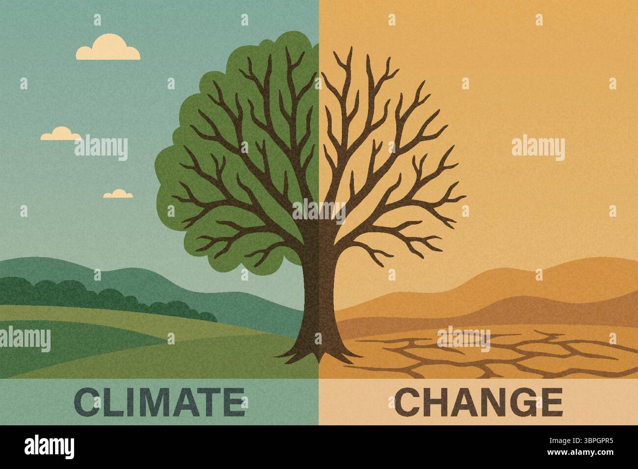 Global warming cartoon hi-res stock photography and images - Alamy