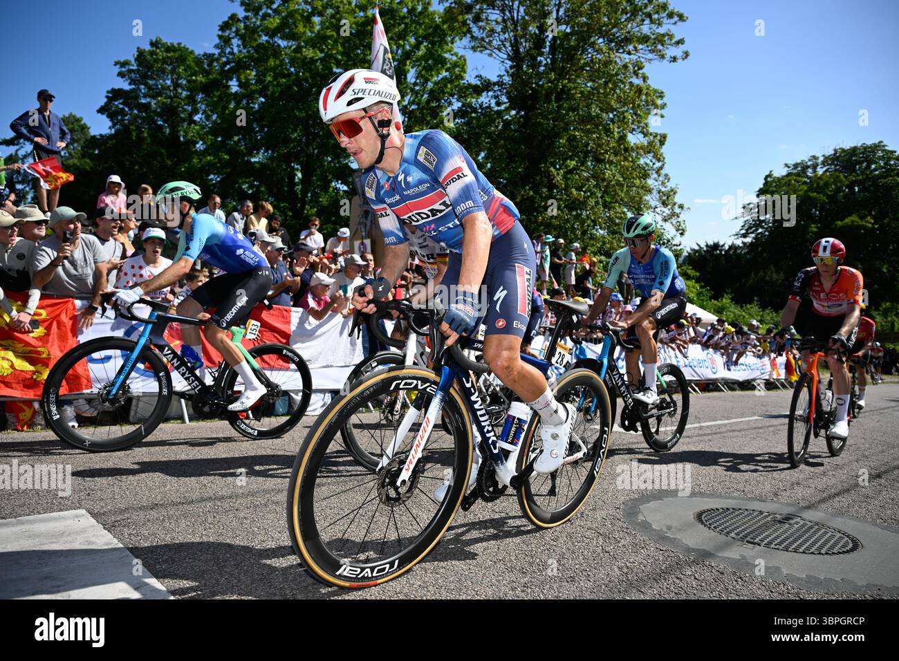 Tour de France 2025, Stage 4, Amiens to Rouen. IIan Van Wilder for ...