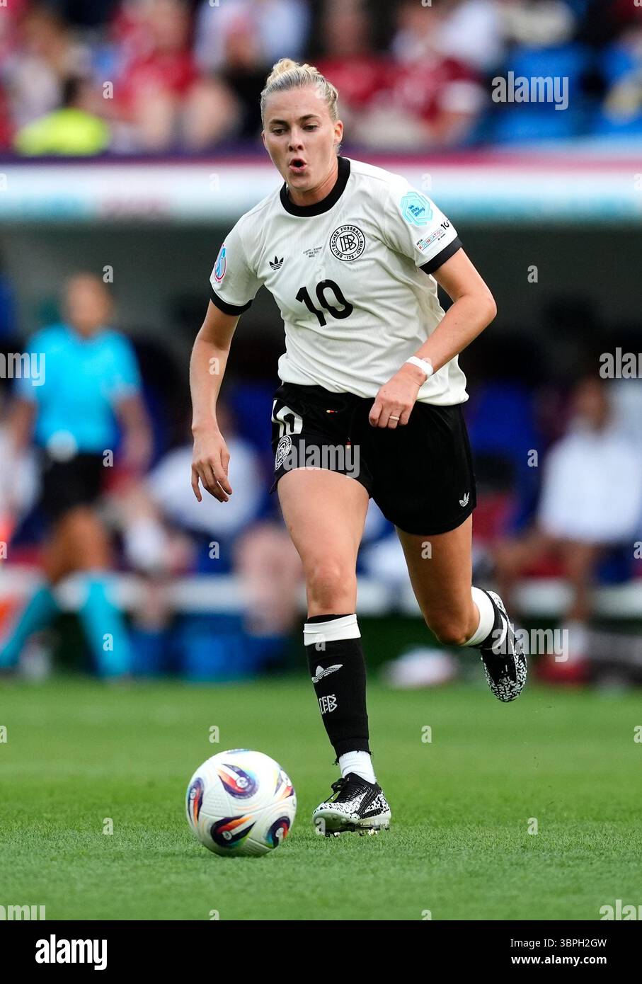 Germany's Laura Freigang during the UEFA Women's Euro 2025 Group C ...