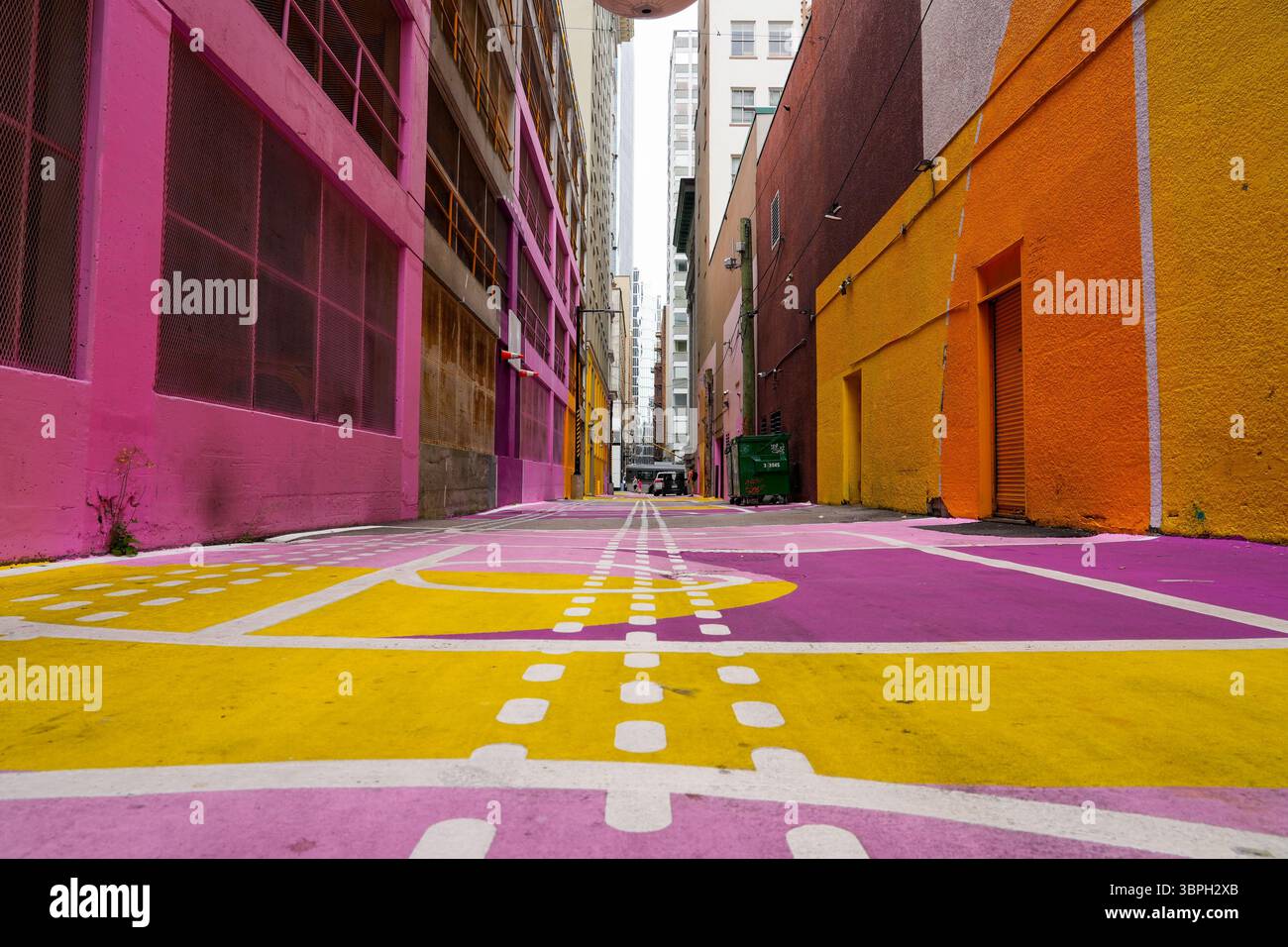 "Pink Alley" in Downtown Vancouver, British Columbia, Canada - Ancient ...