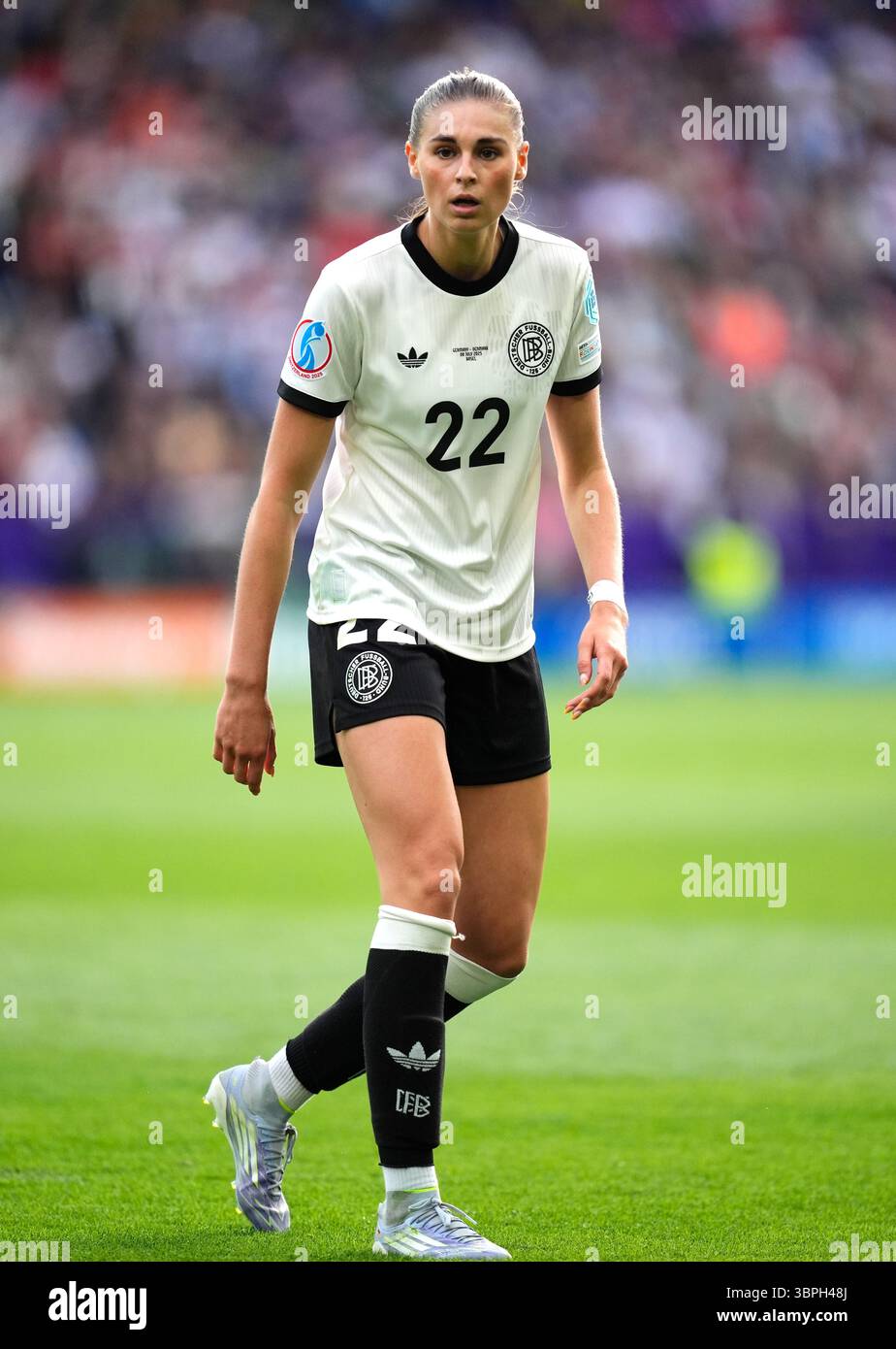 Germany's Jule Brand during the UEFA Women's Euro 2025 Group C match at ...