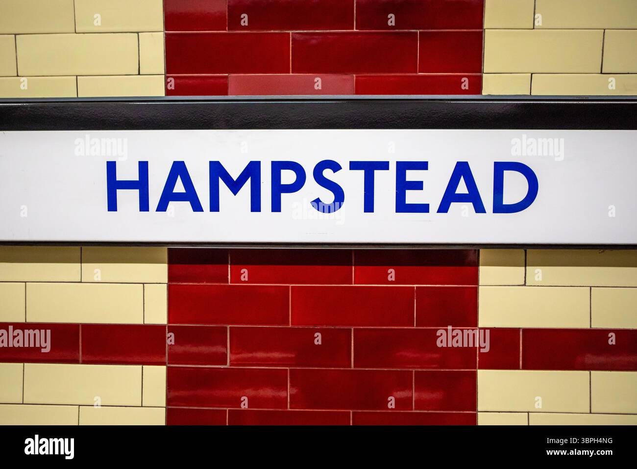 London, UK - January 27th 2025: A Hampstead sign on the London ...