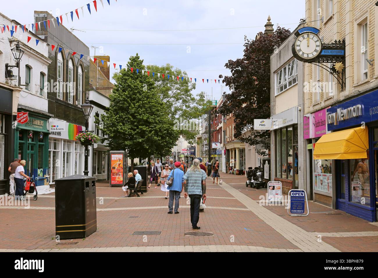 High Street Town Centre Poole Dorset England Great Britain United
