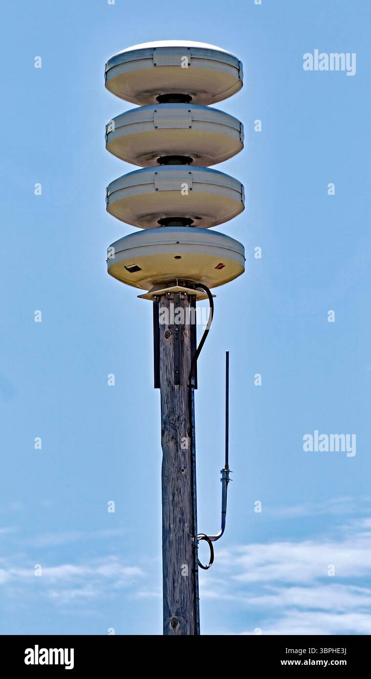 EMPORIA KANSAS, USA- JULY 8, 2025 Examples of omnidirectional type ...