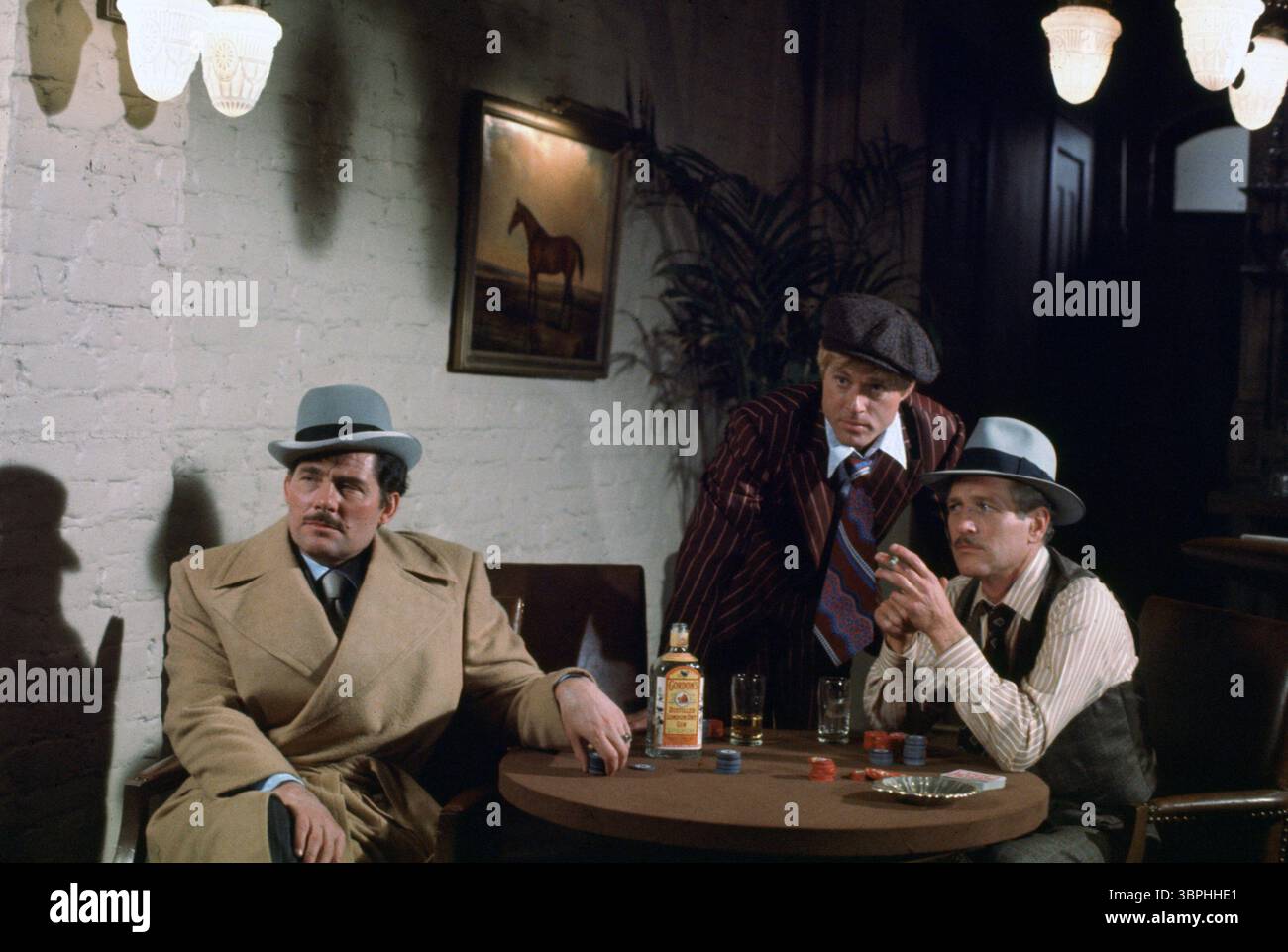Studio Publicity Still from "The Sting" Robert Shaw, Robert Redford, Paul Newman 1973 / File ...