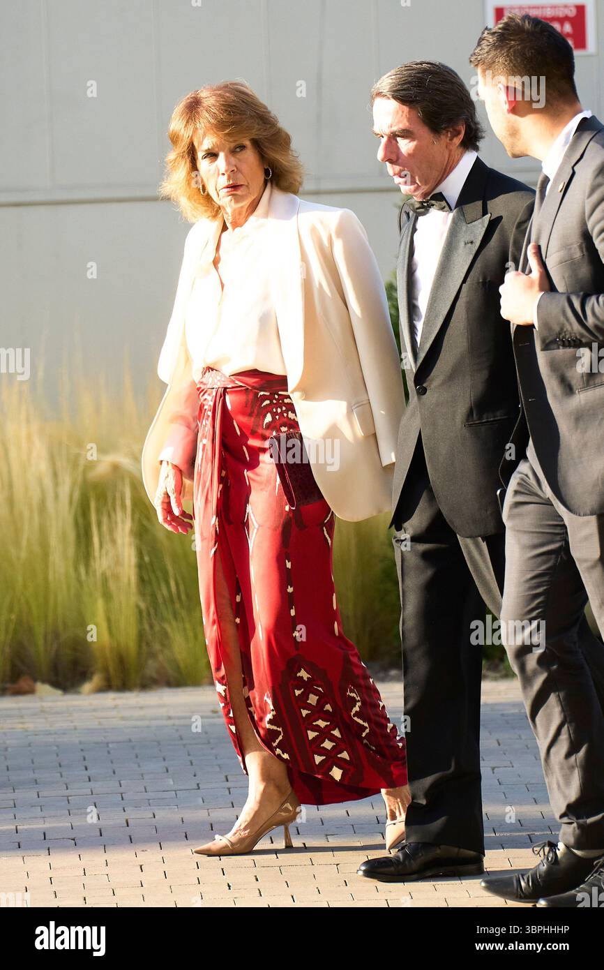 Jose Maria Aznar, Ana Botella attends 'Luca de Tena', 'Mariano de Cavia' and 'Mingote ...