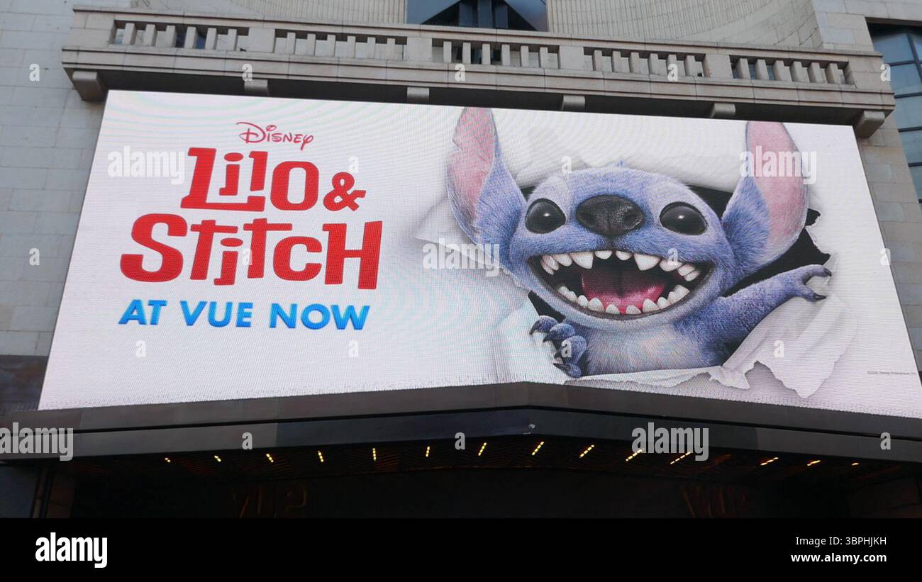 London, England, United Kingdom 25th May 2025 Disney Lilo & Stitch ...