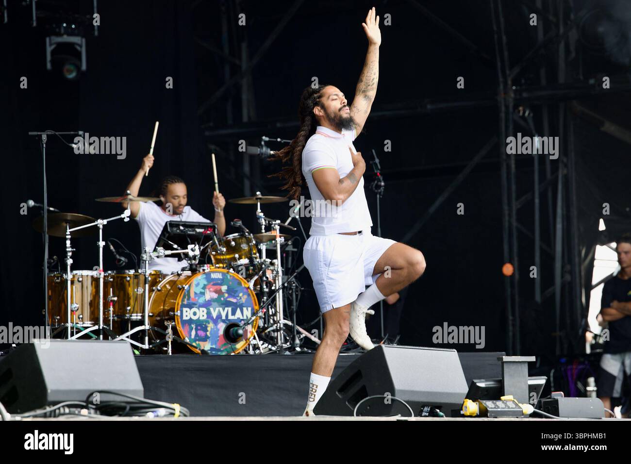 Bob Vylan at the Glastonbury Festival 2025 photo by David Court Stock ...