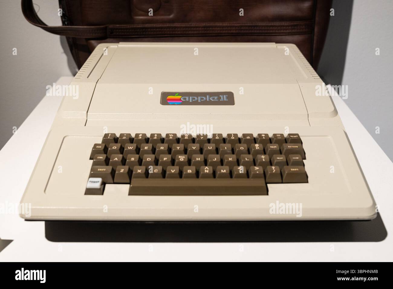 Apple II Revision 0 computer on display during press preview for 'Geek ...