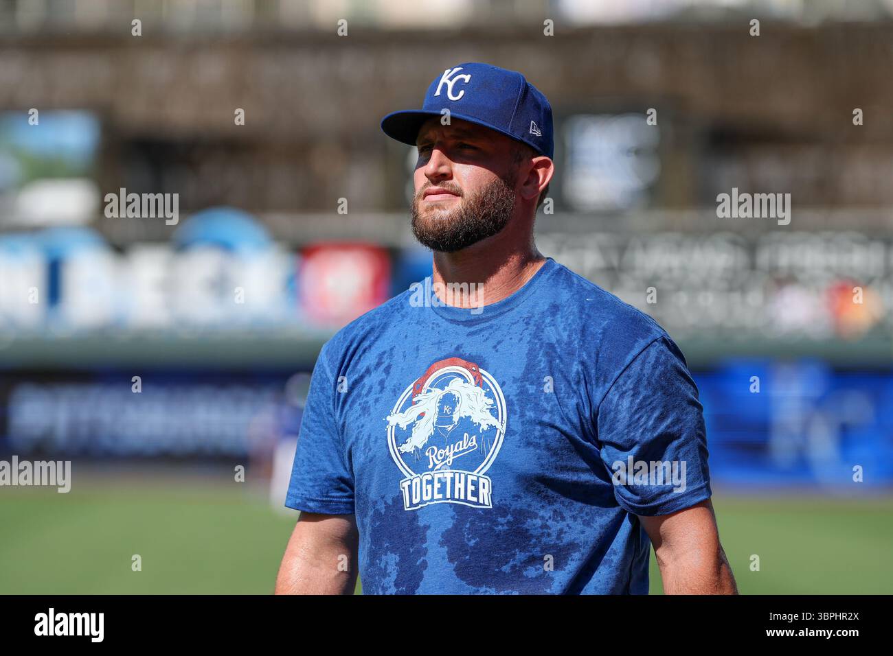 July 8, 2025: Kansas City Royals pitcher Noah Cameron (65) is seen ...