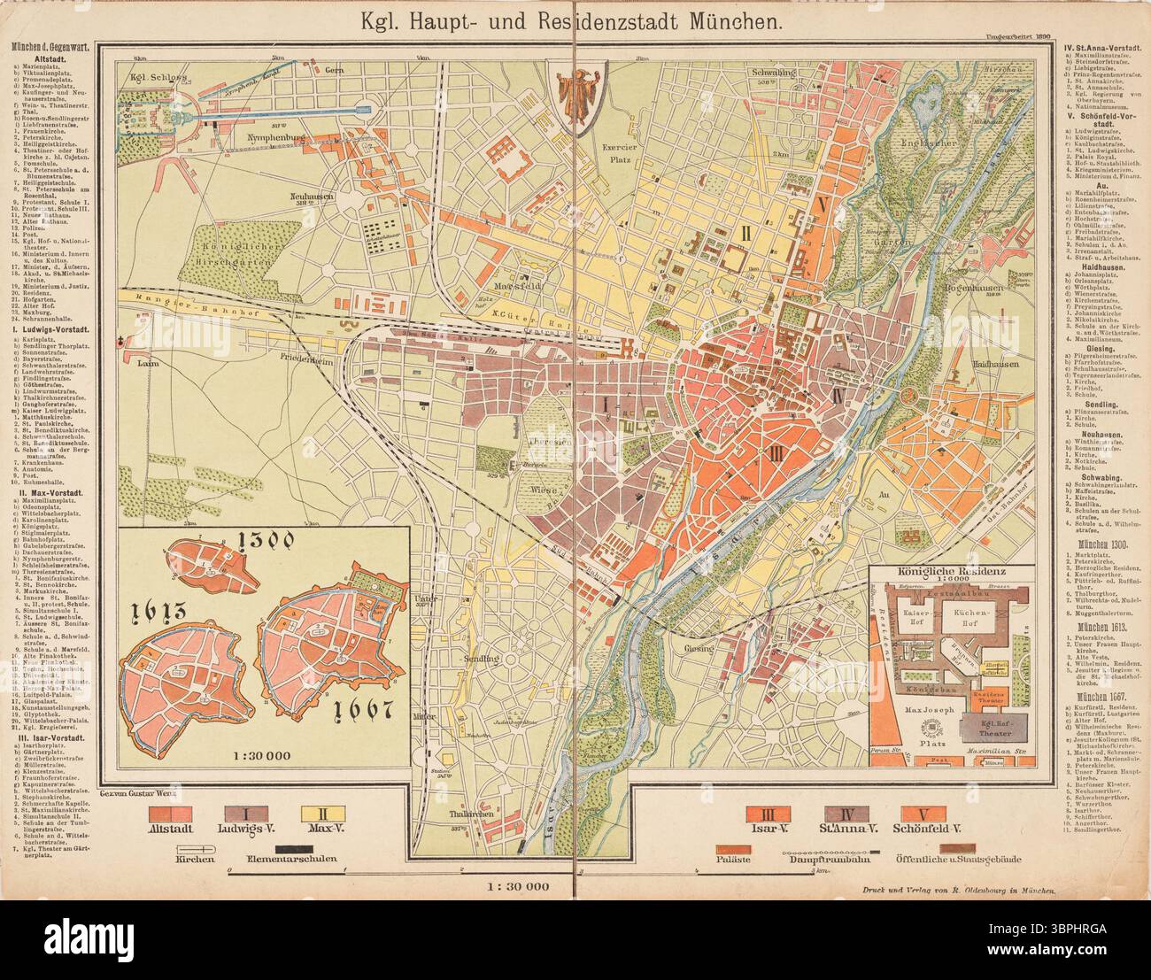 Munich bavaria historical map hi-res stock photography and images - Alamy