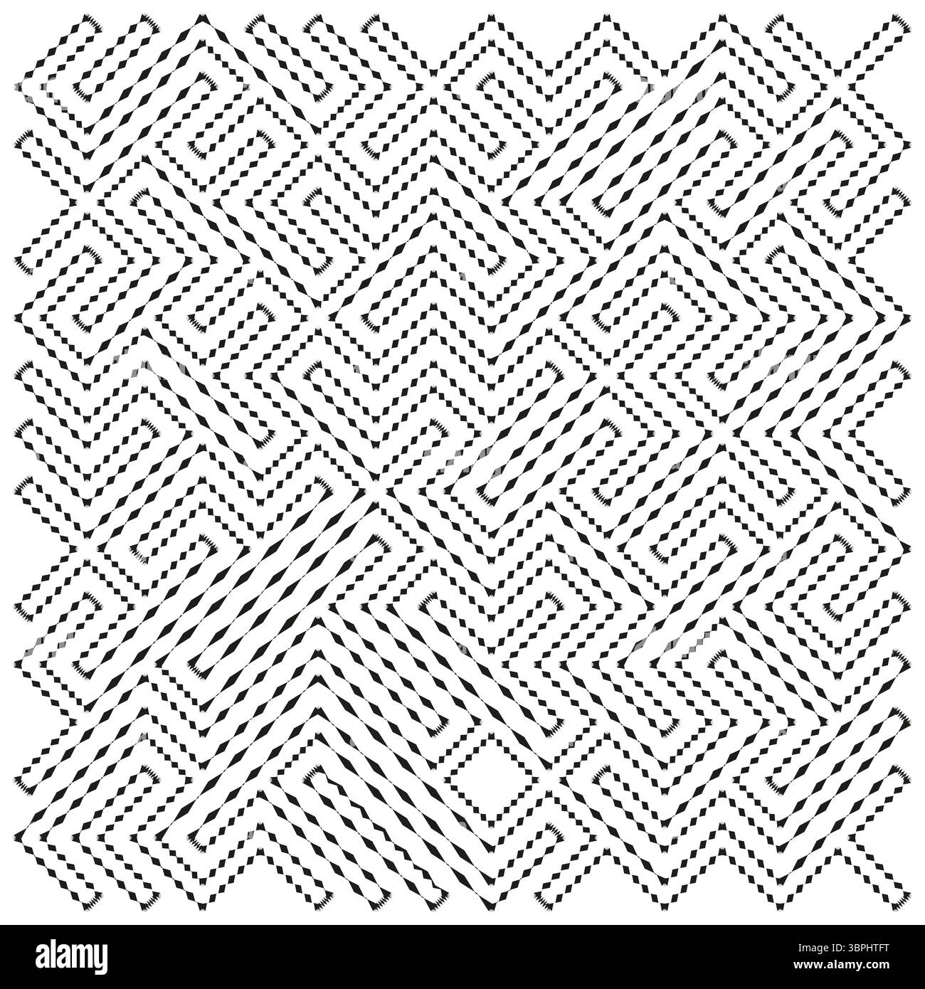 Chevron diamond field. Repeating arrow maze. Symmetric pattern Vector ...