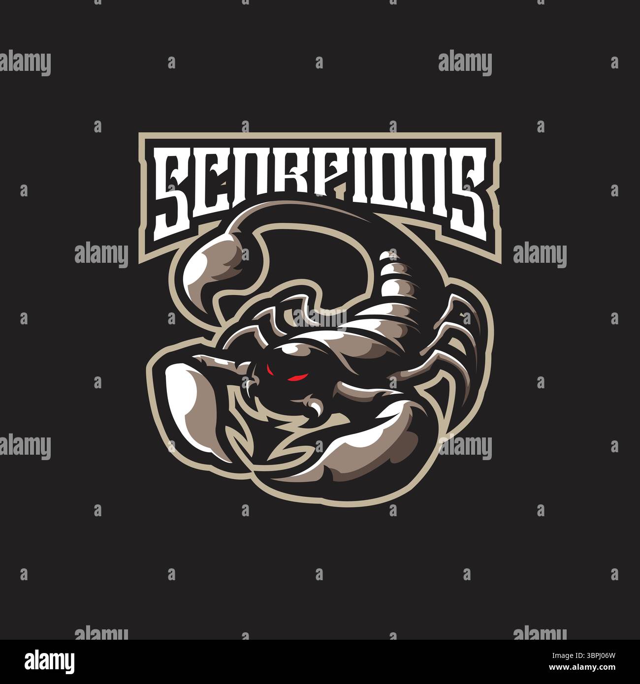 Scorpion red power Stock Vector Images - Alamy