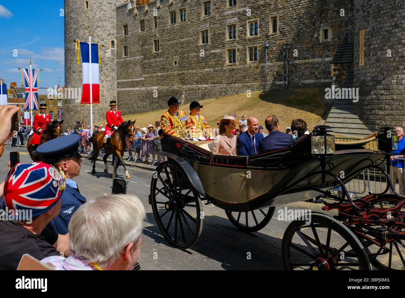 Princess wales during carriage hi-res stock photography and images - Alamy