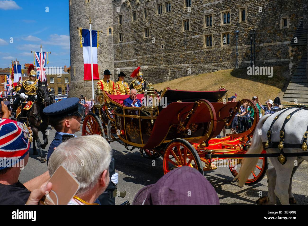 King charles windsor french state visit hi-res stock photography and ...