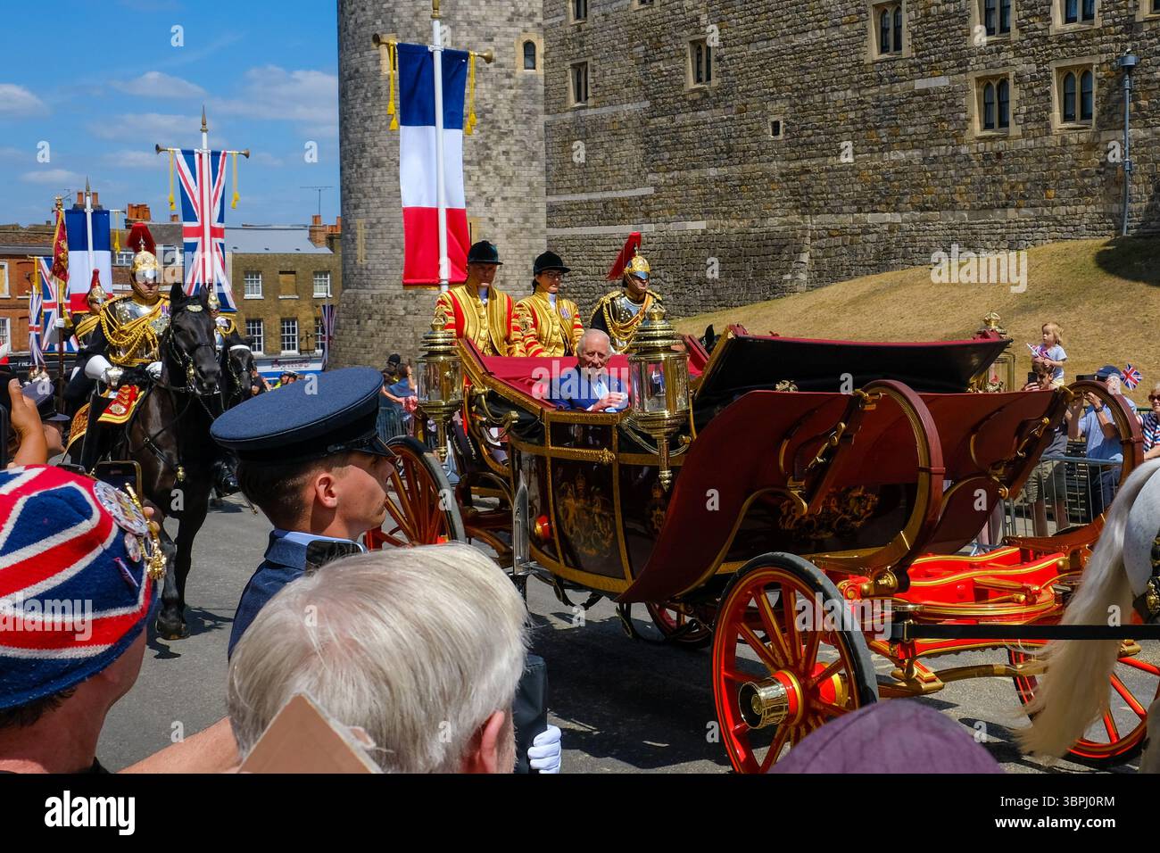 King charles windsor french state visit hi-res stock photography and ...