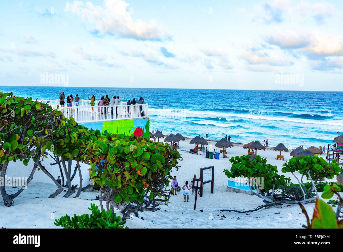 A vibrant collection of beach photographs taken at Playa Delfines after ...