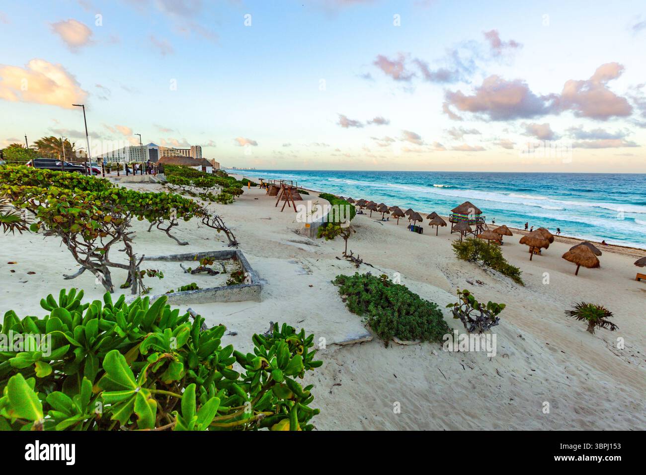 A vibrant collection of beach photographs taken at Playa Delfines after ...