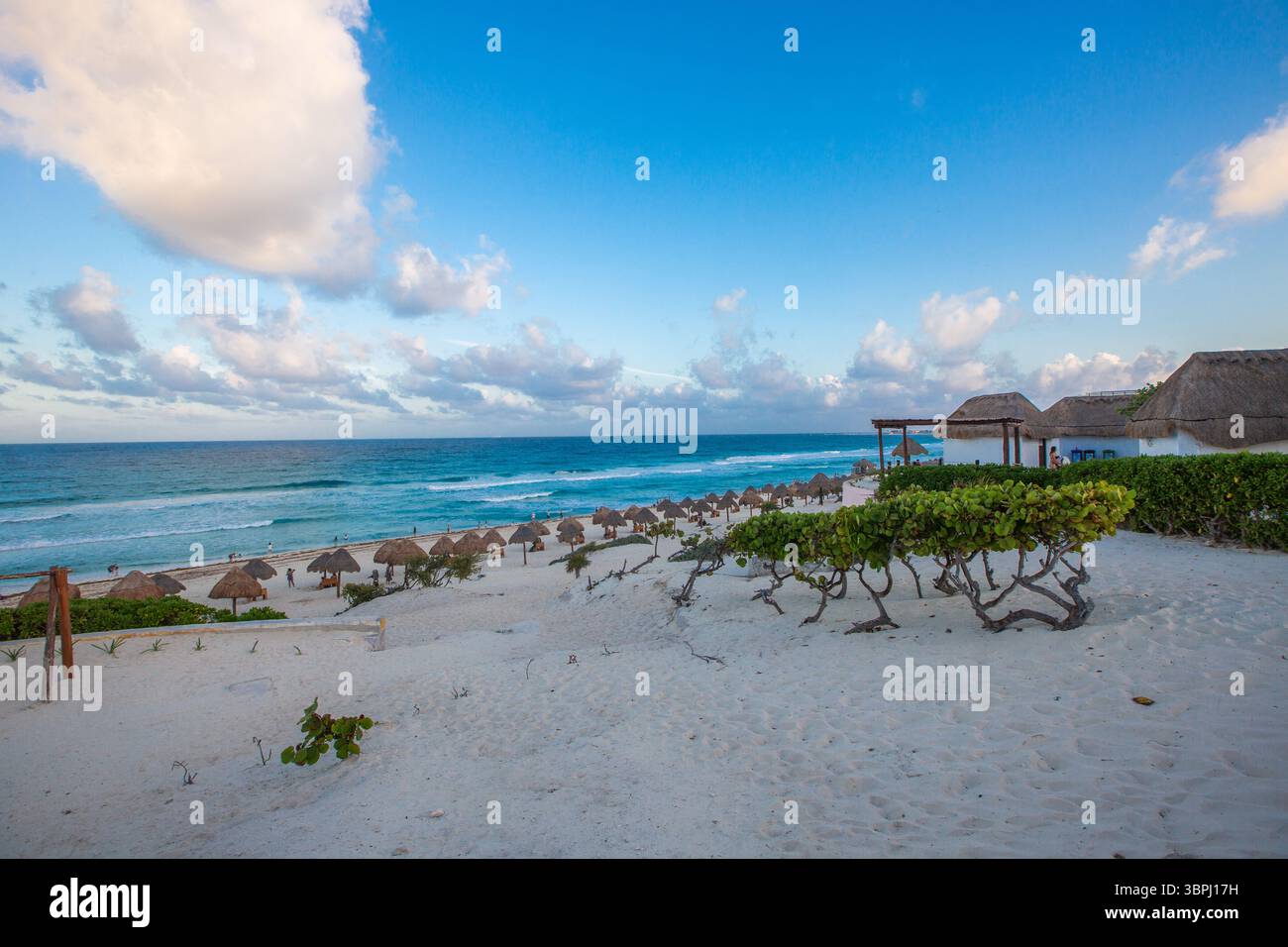 A vibrant collection of beach photographs taken at Playa Delfines after ...