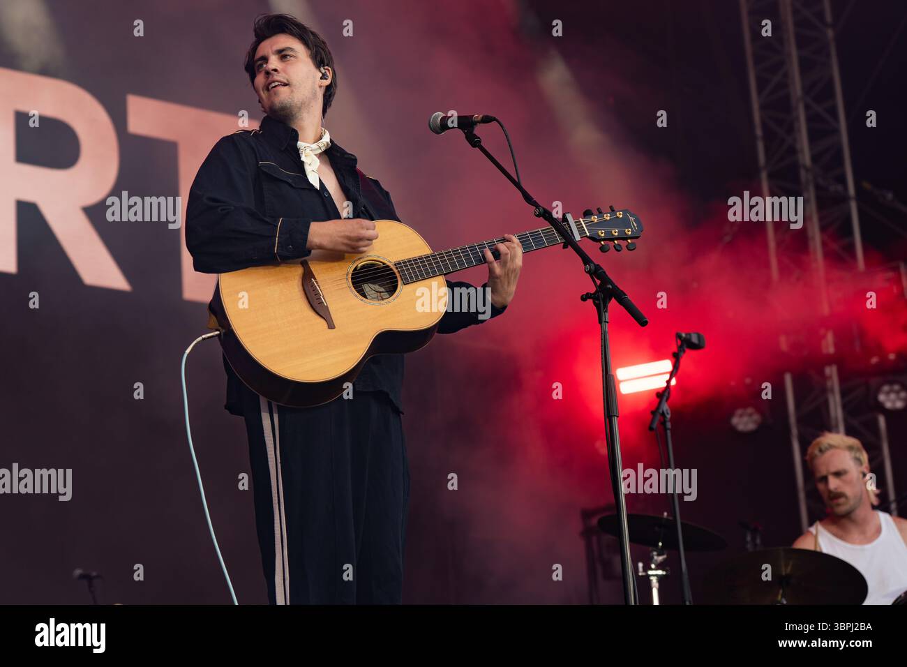 JC Stewart performs live on stage at Chelmsford City Live Festival ...