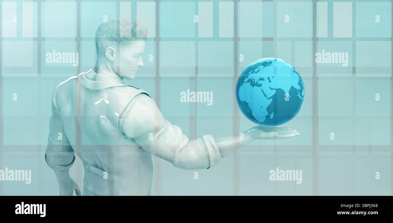 Technology Evolution around the World and Startup Stock Photo - Alamy