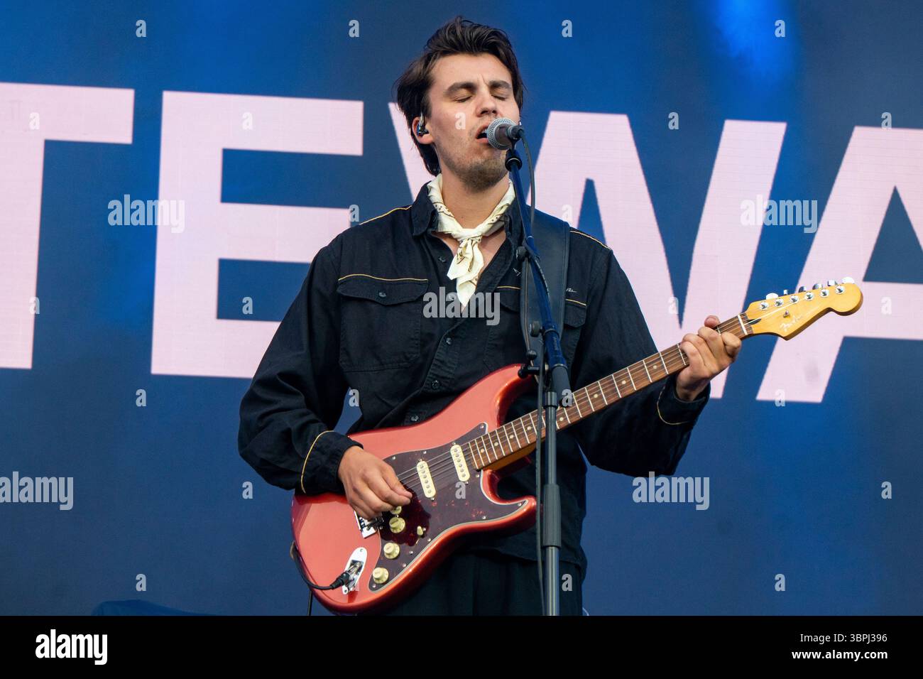 JC Stewart performs live on stage at Chelmsford City Live Festival ...