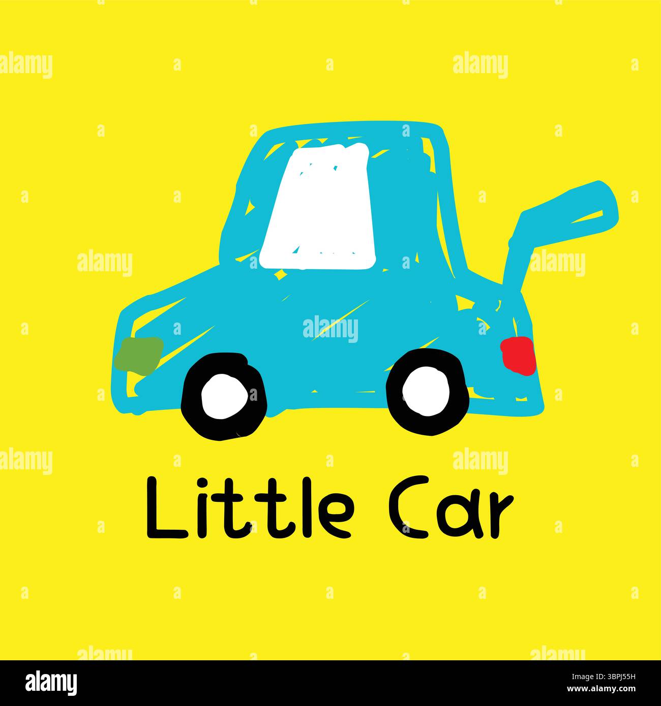 Car toy cartoon illustration Stock Vector Image & Art - Alamy