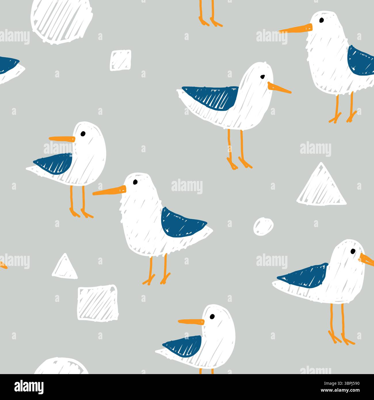 No seagull Stock Vector Images - Alamy