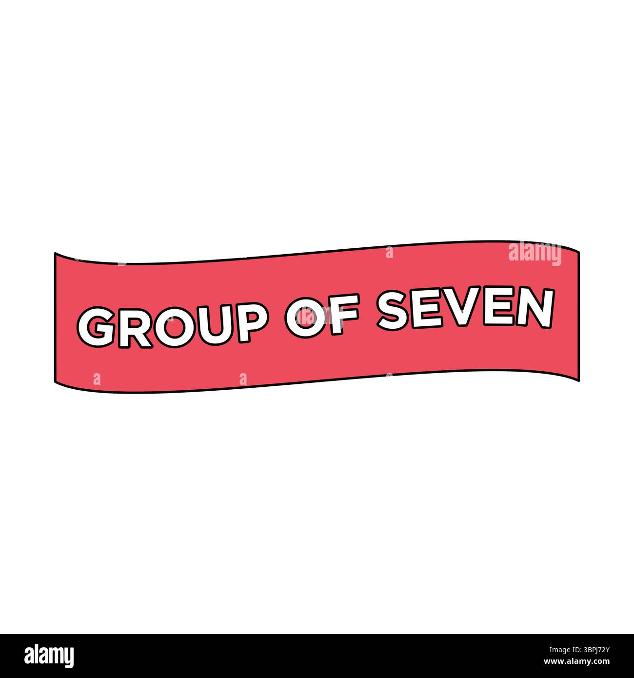 group of seven text banner design vector illustration Stock Vector ...