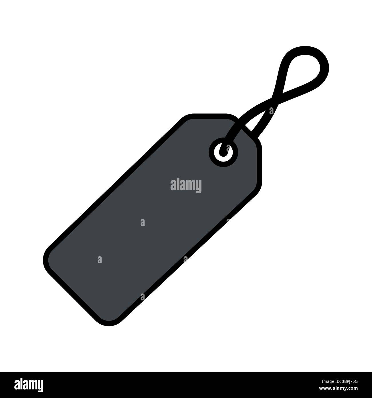 blank tag label icon design vector illustration Stock Vector Image ...