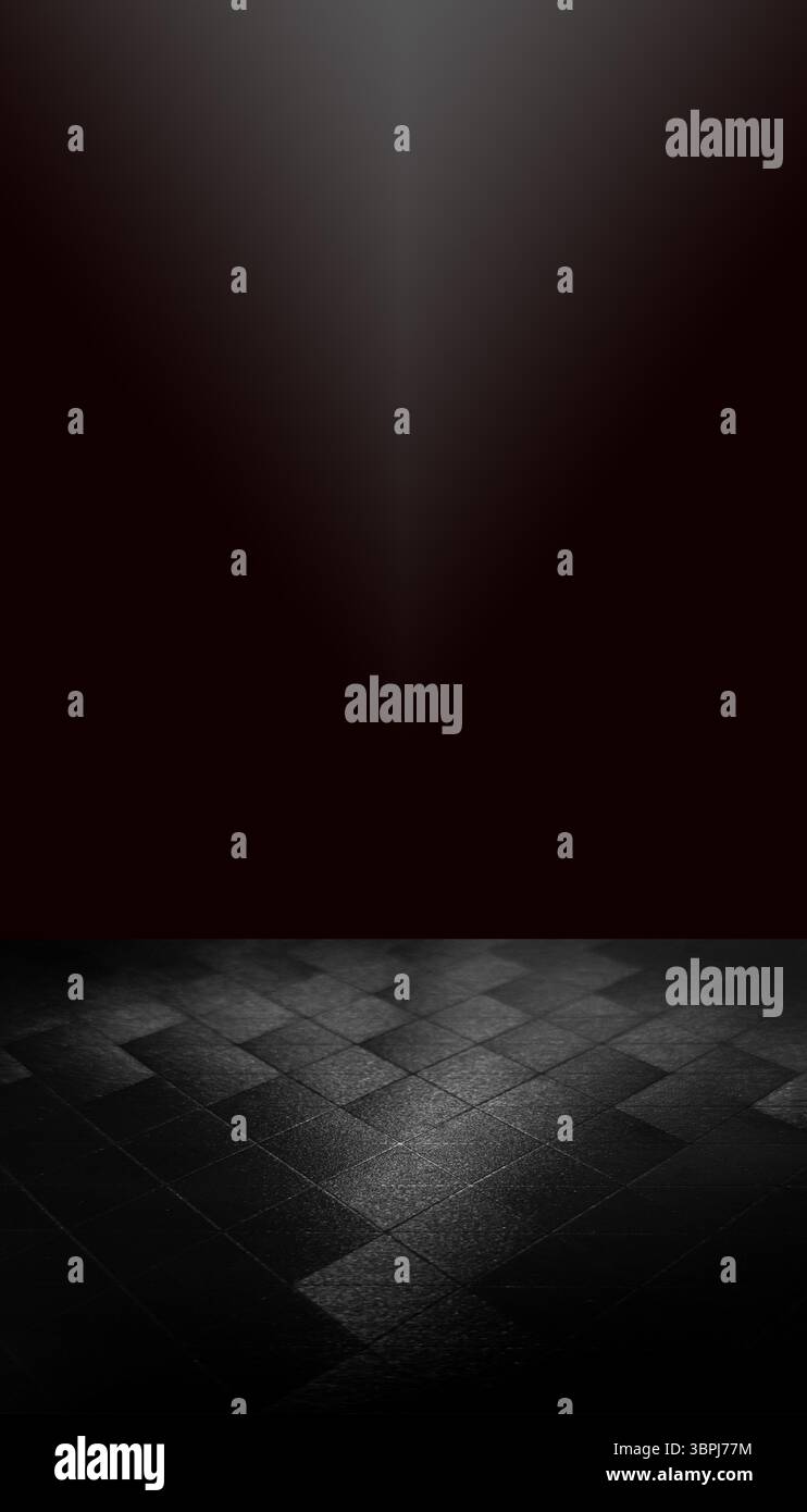 Dark and gradient stage backdrop. Black triangular laminate or ...