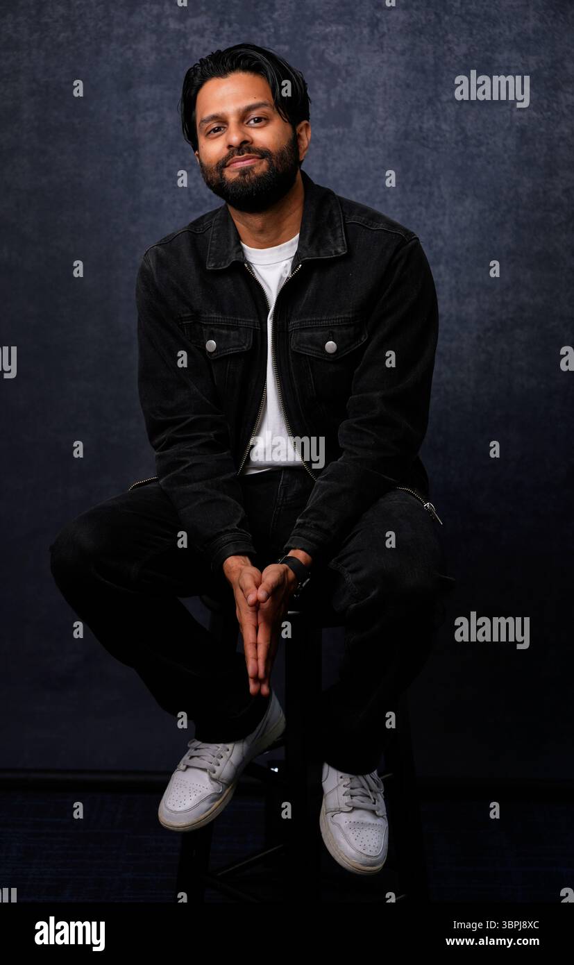 Asif Ali poses for a portrait on Wednesday, July 2, 2025, in Los ...